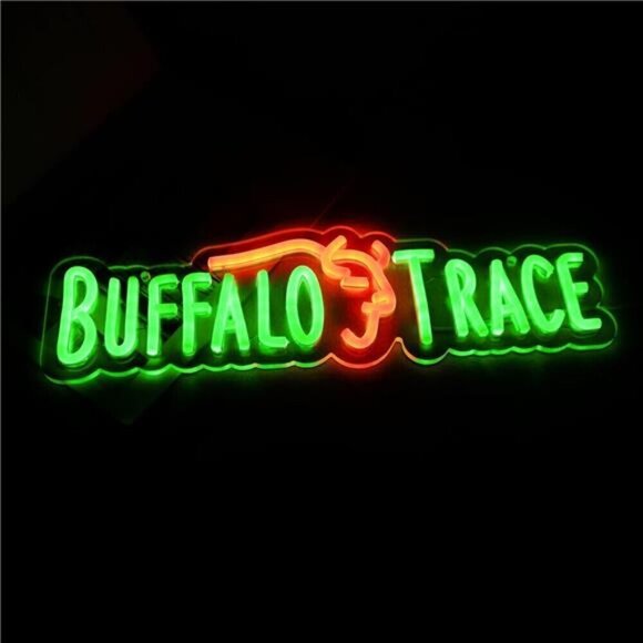 Wall Decor | Buffalo Trace Neon Sign Bourbon Whiskey Bar Pub Party Led ...
